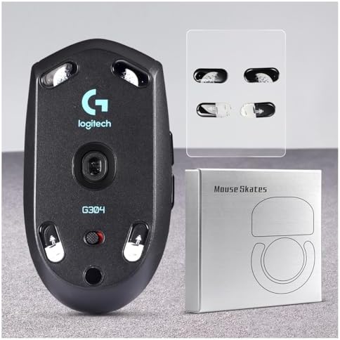 Amazon.com: yiodelu Durable Slimmer Toughened Glass Mouse Skates for ...