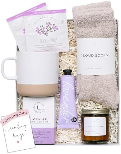 Amazon.com : Lavender Spa Gifts Set, 11 Pcs Bath Gift Set for Women ...