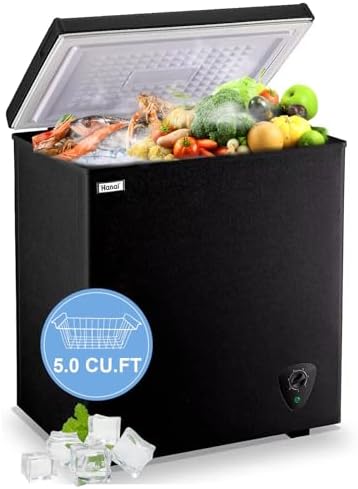 Amazon.com: Chest Freezer 5.0 Cu.Ft Deep Freezer with 7 Level ...