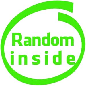 Amazon.com: Random Inside, Vinyl Car Decal, Multiple Colors', 10-by-10 ...