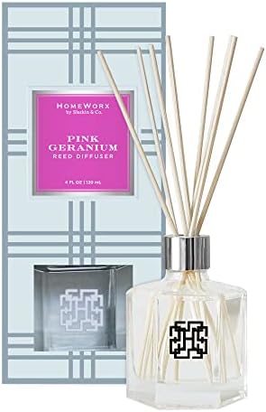Amazon.com: Reed Diffuser Set, Pink Geranium by HomeWorx by Slatkin ...