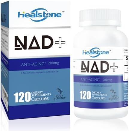 Amazon.com: Suplemento dietético NAD+ cápsulas de 200 mg para mujeres y ...