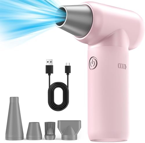 Amazon.com: Compressed Air Duster,Mini Air Duster Metal Design Enhanced ...