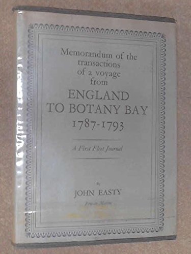 Memorandum of the Transactions of a Voyage from England to Botany Bay ...
