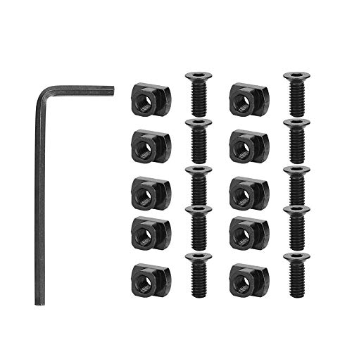 M-Lok Screw & Nut,10PCS Pure Steel M-Lok Screw & Nut Replacement Set ...