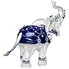 Amazon.com: The Hamilton Collection Sparkling Blue Willow Hand-Painted ...