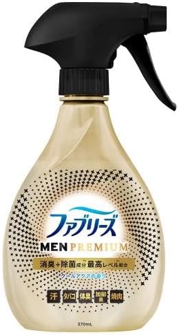 Amazon.co.jp: P&G ファブリーズ W除菌+消臭 MEN PREMIUM クールアクアの香り 本体 370ML×3個セット : ドラッグストア
