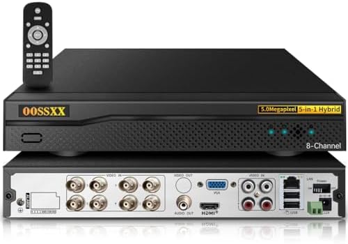 Amazon.com: (Grabador DVR de seguridad HD de 8 canales 5.0MP HD ...