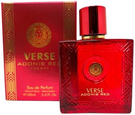 Amazon.com : Verse Adonis Red Woody Spicy fragrance for Men 3.4Fl. Oz ...