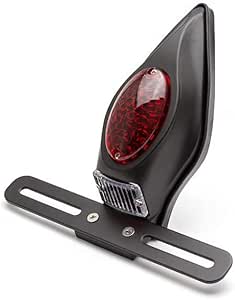Motorcycle Tombstone LED Stop & Tail Light - Matt Black - for Custom ...