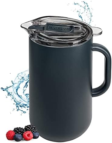 Amazon.com: XPAC 84-Ounce (2.5L) Sweat-Free Beverage/Water Pitcher with ...
