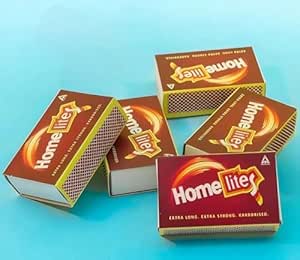 GOSHAN HomeLights Small Match Box (Pack of 4 X 5 Matchboxes) Karborised ...