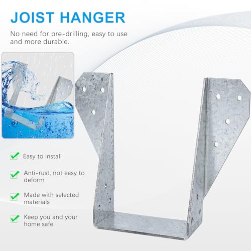 Snapklik.com : LukLoy 4x6 Joist Hanger 14 Gauge Galvanizing Face Mount ...