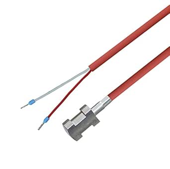 Pipe contact sensor with silicone cable incl. Mounting up to 200 °C ...