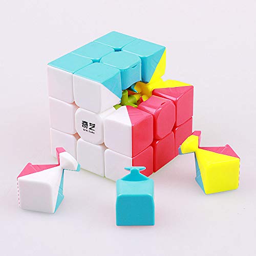 Buy Qiyi Stickerless Puzzle Magic Speed Cubes Abs 56 Mm Professional ...