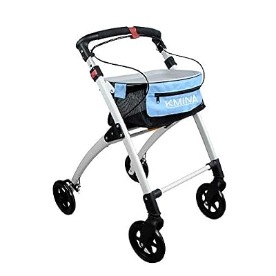 Buy KMINA PRO - Lightweight Rollator Walker, Folding Rollators for ...