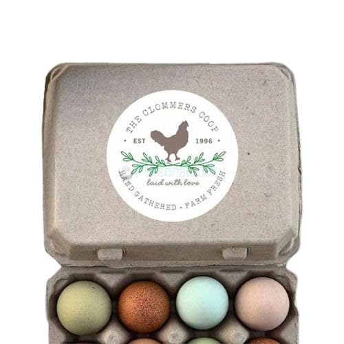 Amazon.com: Personalized Eggs Labels, Custom Carton Labels Stickers ...