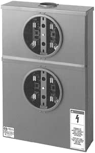 Amazon.com: Cooper B-Line 012 100A, Residential Meter Stack, 2 Socket ...