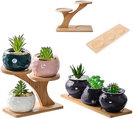 Amazon.com: QruiLanTu Tabletop Plant Stand Indoor Small Windowsill ...