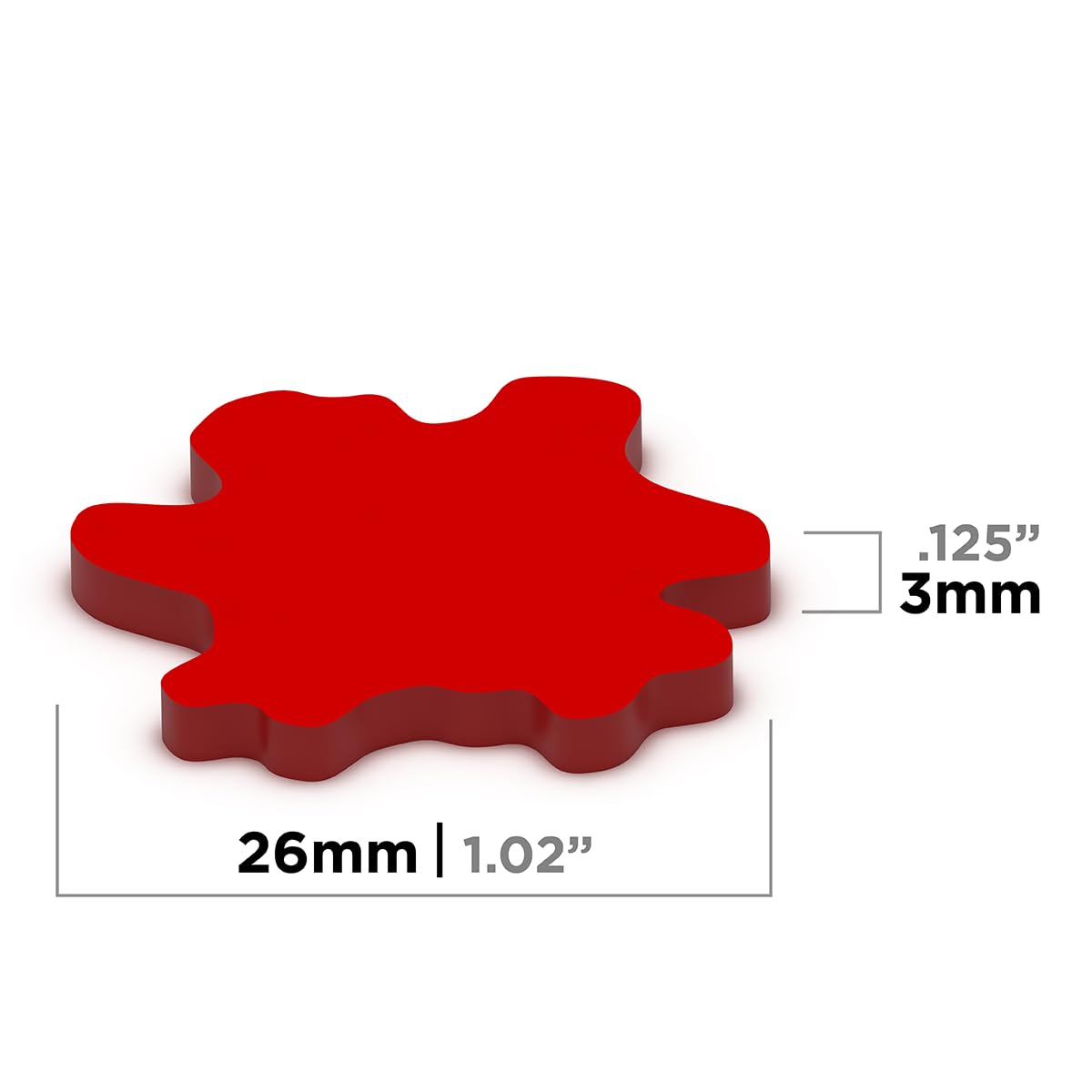 Snapklik.com : LITKO Blood Splatter Tokens Wound Counter Casualty ...