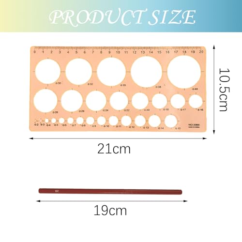 Circle Stencil, Circle Stencil Template, 4 Pieces Stencil Circle ...