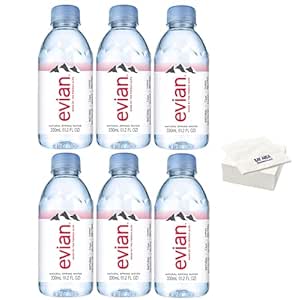 Amazon.com: Natural Spring Water, 330mL Bottles, (Pack of 6) with Bay Area Marketplace Napkins ...