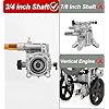 Amazon.com: M MINGLE 3/4" Shaft Horizontal Pressure Washer Pump - 3000 ...