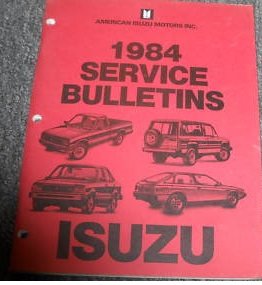 1984 Isuzu PUP I-Mark Trooper Impulse Service Bulletins: isuzu: Amazon ...
