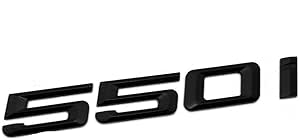 Amazon.com: KAYTOW OEM Matte Black for 550i Letter Logo Emblem Badge ...