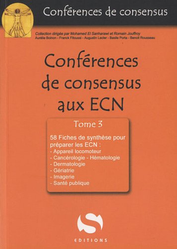 Amazon.com: "conférences de consensus aux ECN t.3 ; fiches ...