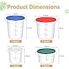 Amazon.com: Sawysine 4 Pcs Food Storage Container with Lids Set Proof ...