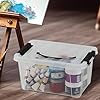 Amazon.com - Leendines 6 Liter Plastic Storage Box, Clear Storage Bin ...