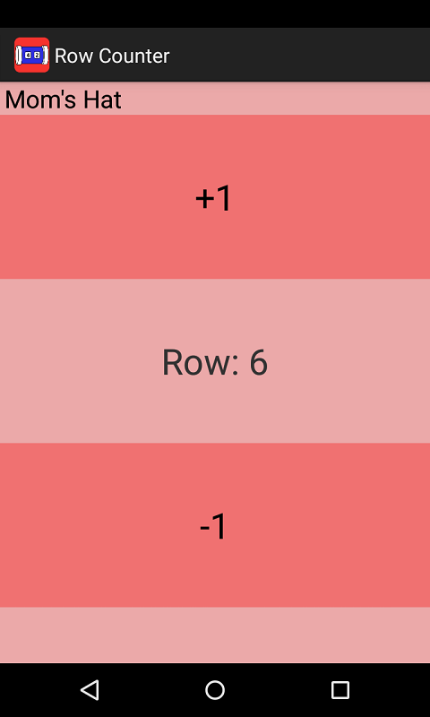 Knitting Row Counter - App on Amazon Appstore