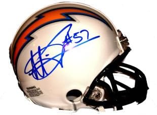 Amazon.com : Matt Wilhelm Autographed San Diego Chargers Mini Helmet ...