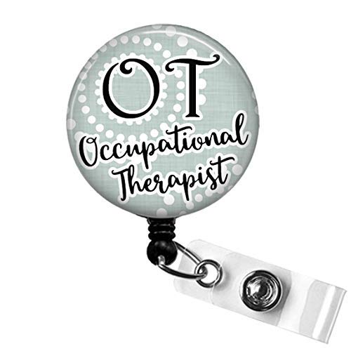 Amazon.com: OT Badge Holder, Occupational Therapy Month Graduate Gifts ...