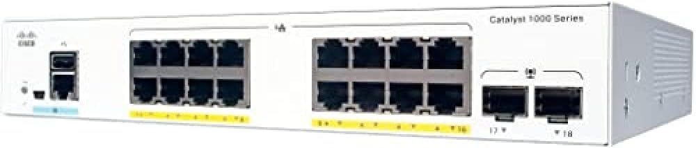 Cisco Catalyst 1000-16T-2G-L Network Switch, 16 Gigabit Ethernet (GbE ...
