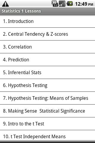 Statistics 1 - App on Amazon Appstore