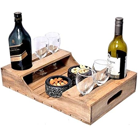 Amazon.com: Artistic (TM) Wine Serving Tray/Wine Tray 15 ", Multi ...