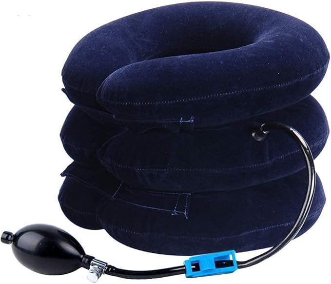 Amazon.com: Cervical Neck Traction Device Inflatable Neck Stretcher ...