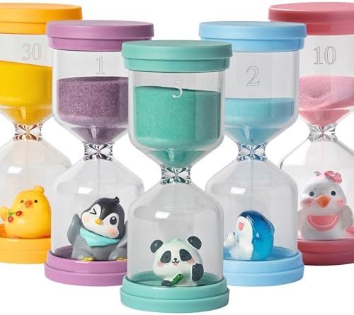 Amazon.com: TIHOOD 24PCS Sand Timer Assortment Plastic Sand Clock Timer ...