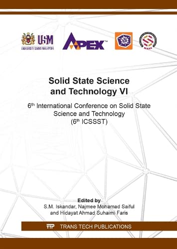 Solid State Science and Technology VI: Volume 290 (Solid State ...