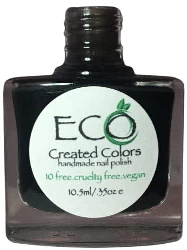 Amazon.com: Total Eclipse - Black Nail Polish 10 Free Cruelty Free ...