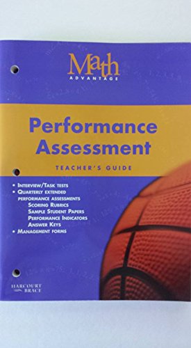 Math Advantage Teacher's Guide for Assessment Grade 7: Harcourt Brace ...