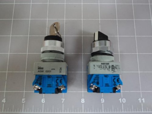 2 IDEC ASW320 ASW0201 Selector Switch LOT T12111: Mechanical Component ...