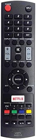 Amazon.com: GJ221-C Remote Control for Sharp LCD/LED TV LC32LE653U LC40LE653U LC43LE653U LC ...