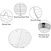 Amazon.com: TeamFar Round Cooling Rack Set of 2, 7½ Inch Round Baking ...