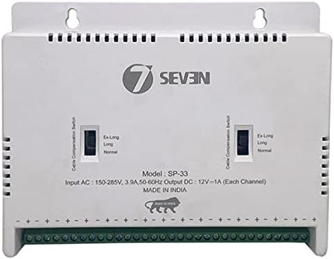 7SEVEN® CCTV Power Supply 16 Channel Camera 12v SMPS with Multi Port ...