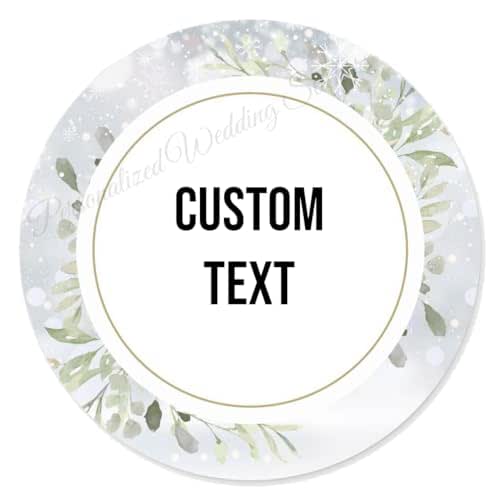 Amazon.com: 115 Custom Round Sticker Labels - Personalized Stickers ...