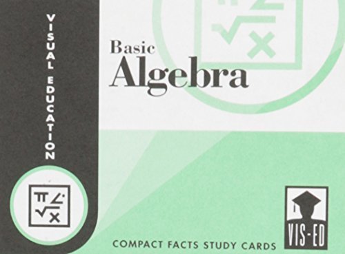Amazon.in: Buy Basic Algebra Compact Facts Cards - 1994 by Vis-Ed ...