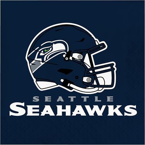 Amazon.com: Trendware Seattle Seahawks Napkins, 48 ct, Officially ...